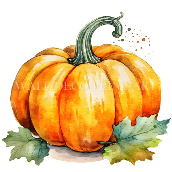 Pumpkin Clipart - Etsy