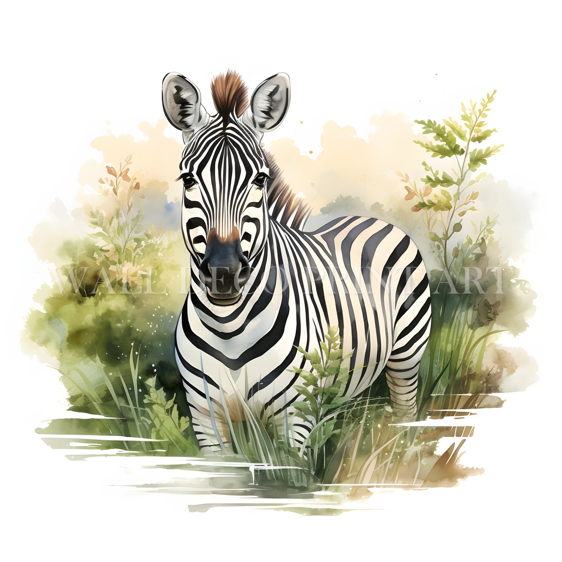 Beautiful ZEBRA Clipart Bundle - 10 High Quality Jpgs - Digital ...