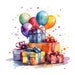 Birthday GIFTS Clipart Bundle - 14 High Quality Jpgs - Digital ...