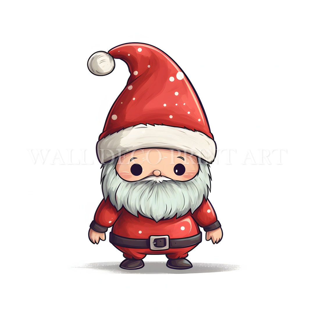 Scandi Santa Sprite Clipart Bundle 10 High Quality JPG - Etsy