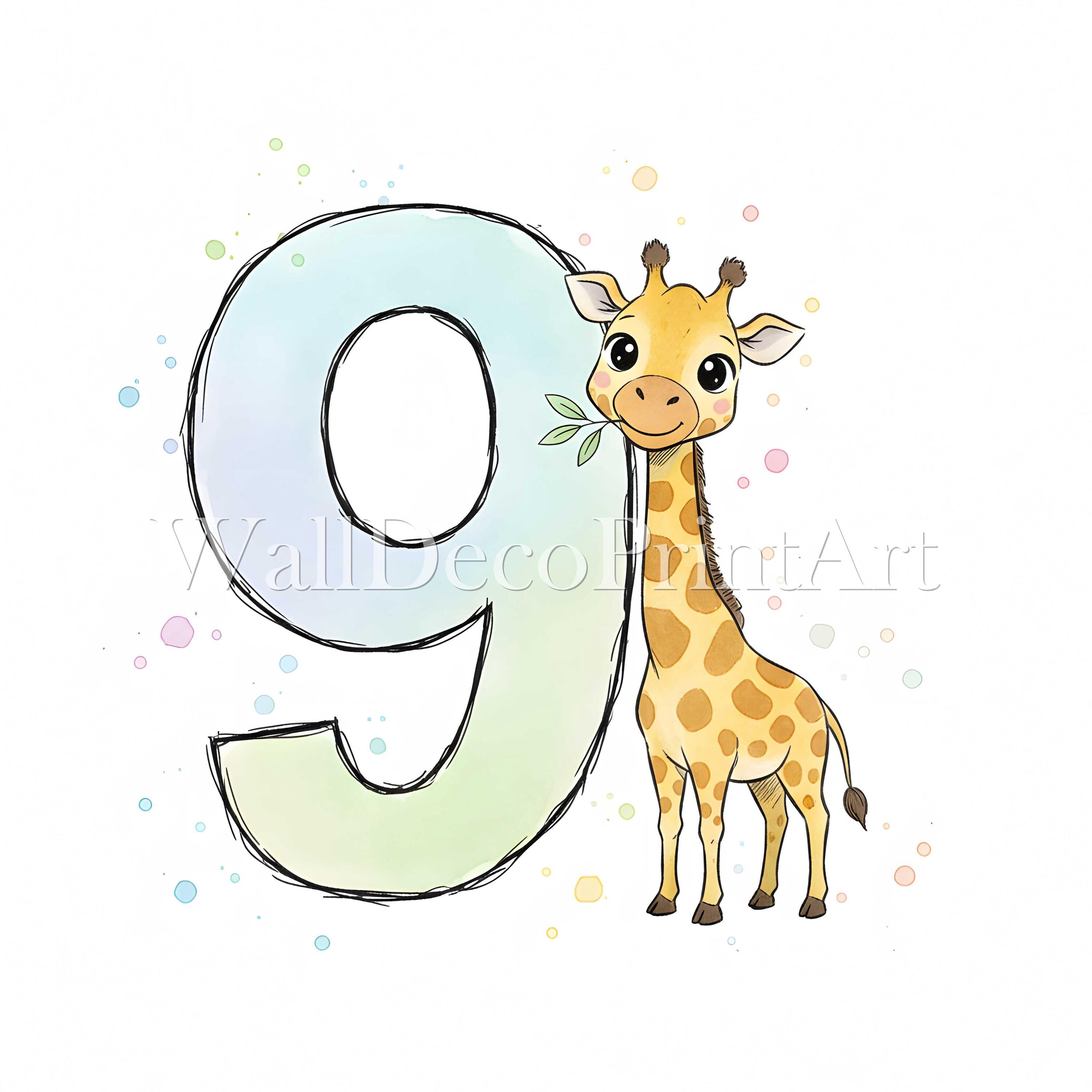 20 Counting Numbers Animals 1-20 Preschool Math Clipart - Learn to ...