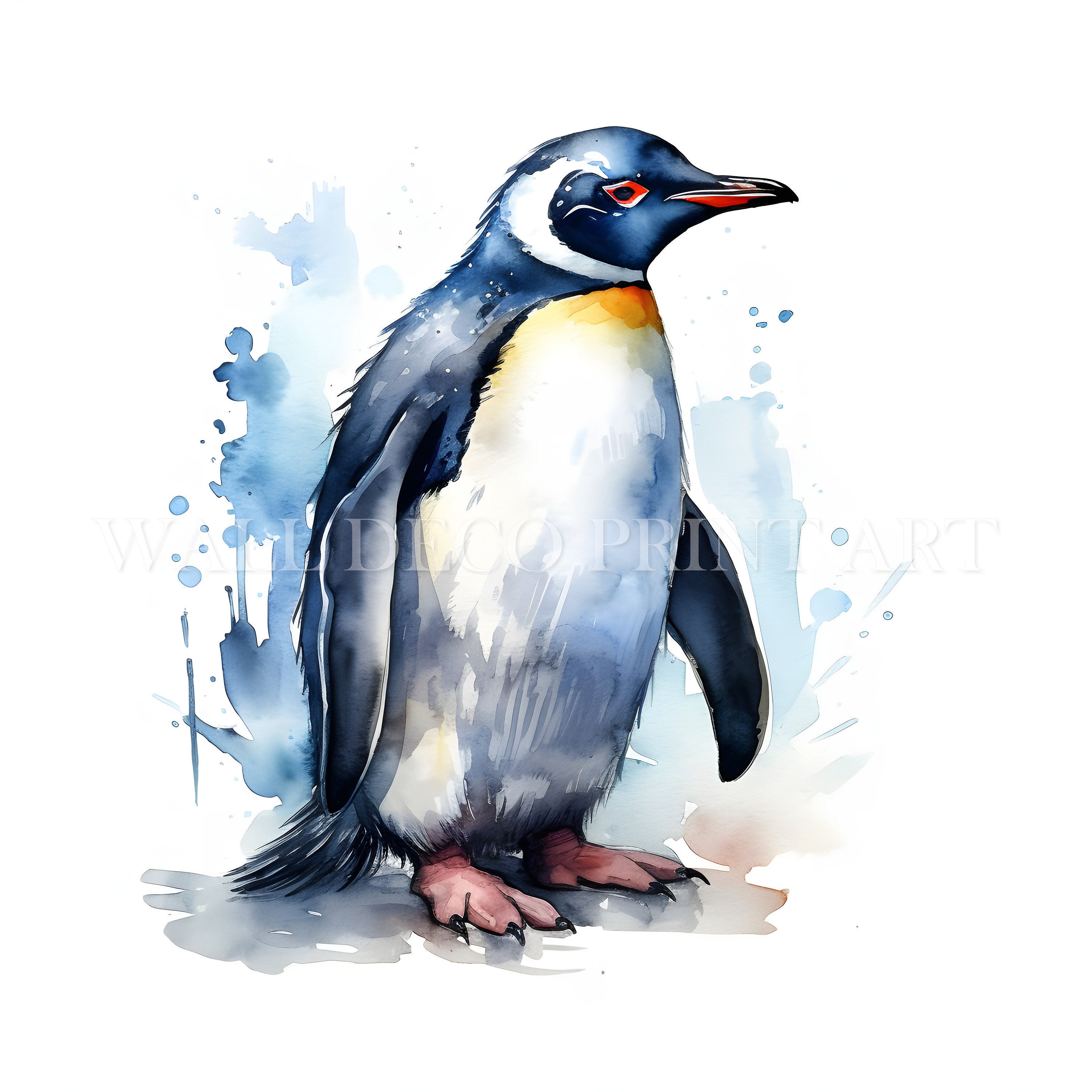 Cute Penguin Clipart Bundle 9 High Quality Jpgs Digital - Etsy