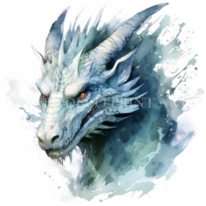 Scary Dragons Clipart - 10 High Quality Jpgs - Digital Downloads ...