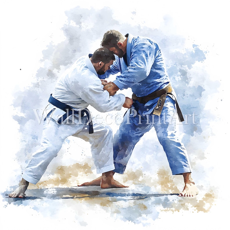 10 Jiu Jitsu Clipart - High Quality Jpgs - Digital Downloads ...