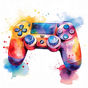 Colorful Game Controller Clipart Bundle - 28 High Quality Jpgs ...
