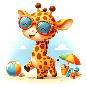 SUMMER ANIMALS SET 2 Clipart Bundle - 10 High Quality Jpgs - Digital ...