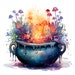 Halloween Bubbling Cauldron Clipart Bundle 10 High Quality - Etsy