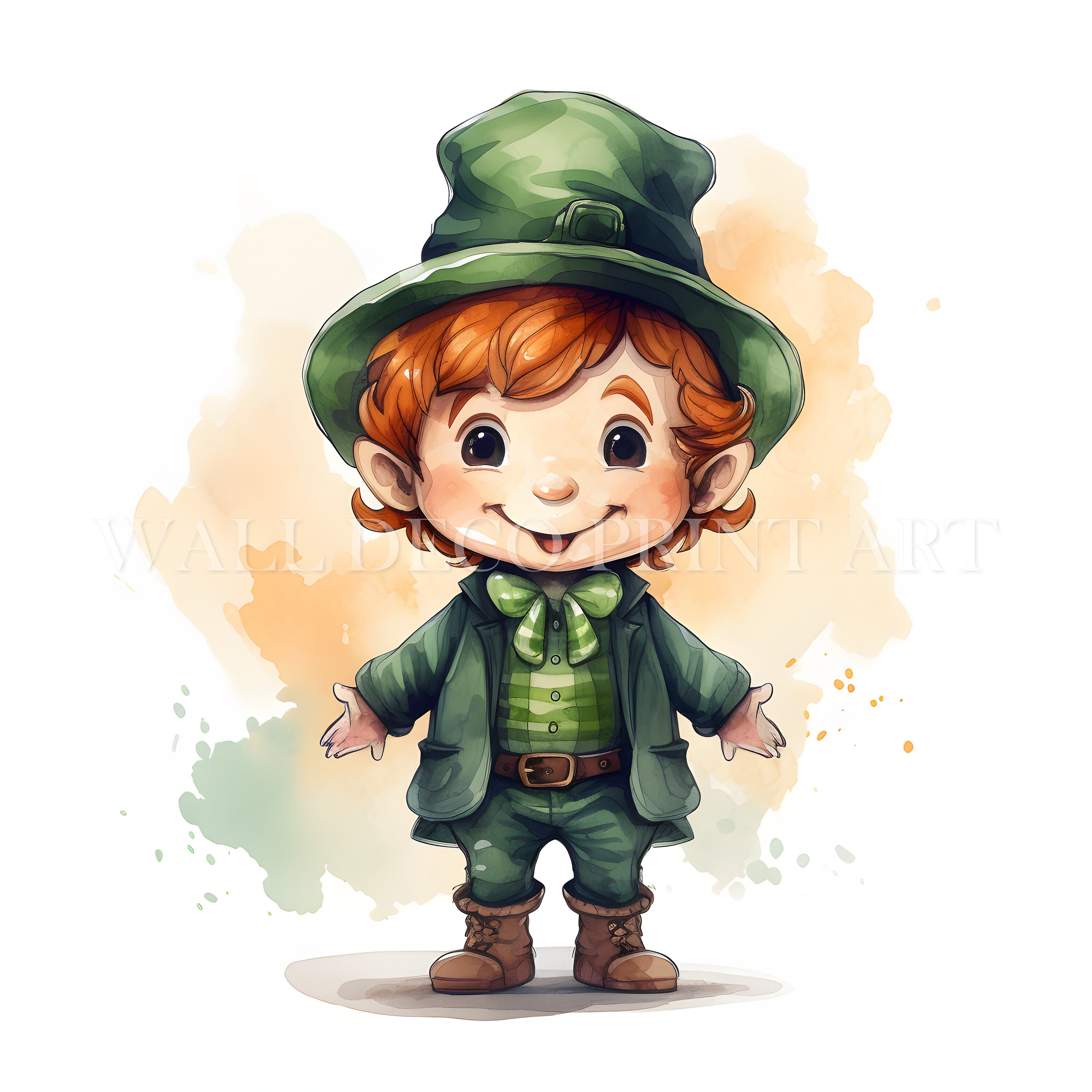 Scandi Leprechauns Clipart Bundle - 10 High Quality Jpgs - Digital ...