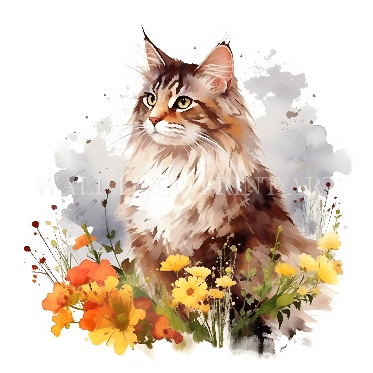 Beautiful CAT Clipart Bundle - 10 High Quality Jpgs - Digital Downloads ...