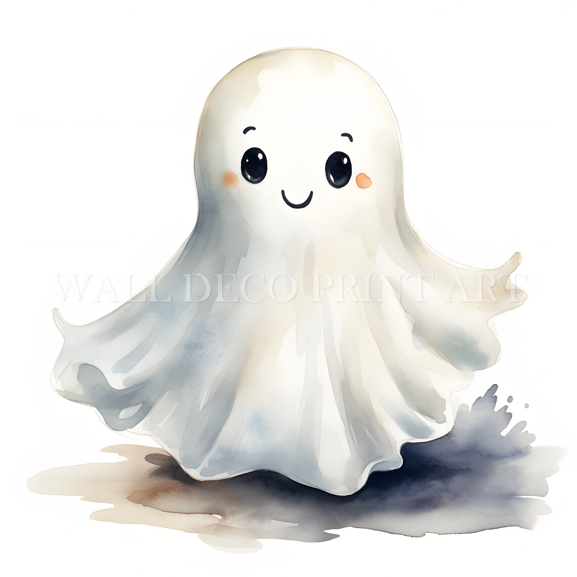 Cute Ghost Clipart Bundle 10 High Quality Jpgs Digital - Etsy