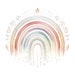 Pastel Boho Rainbows Clipart 10 High Quality Images Digital Downloads ...