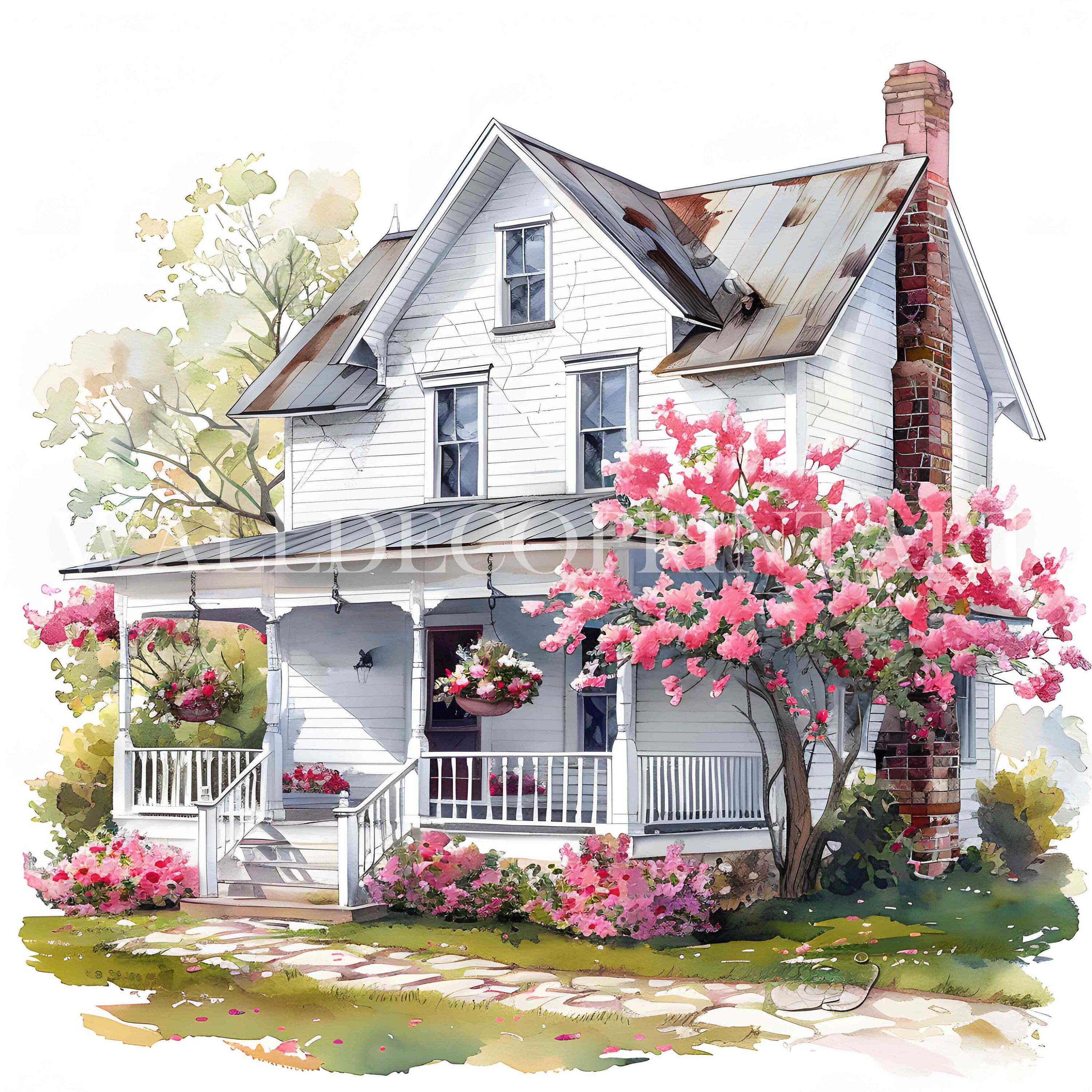 10 Cute Farmhouse Clipart Bundle - High Quality Images - Digital ...