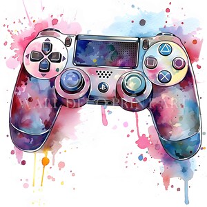 Colorful Game Controller Clipart Bundle - 28 High Quality Jpgs ...