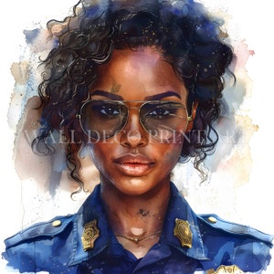 10 Police Portrait Clipart - High Quality JPG - Digital Downloads ...