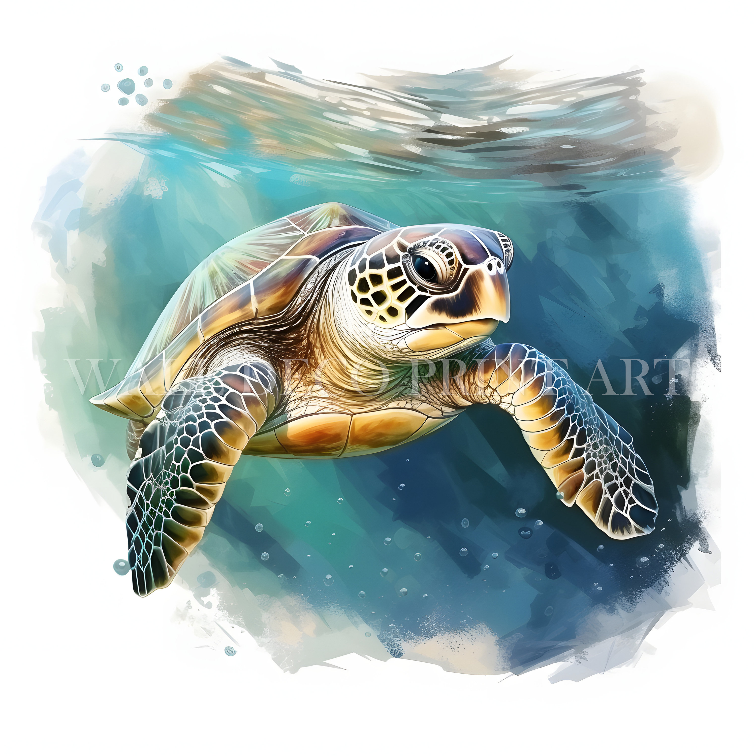 Beautiful Sea Turtle Clipart Bundle 10 High Quality JPG - Etsy