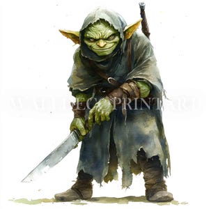 10 Goblin Thief Clipart - High Quality JPG - Digital Download ...
