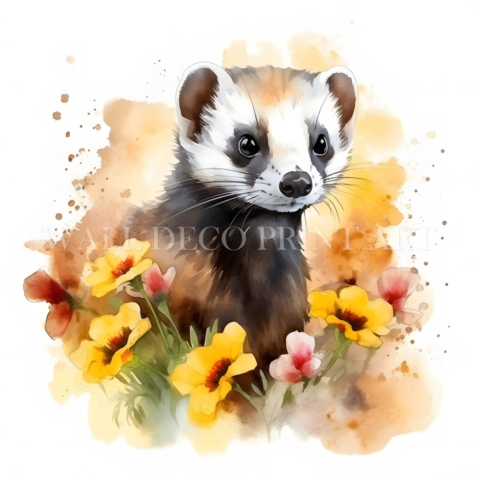 Beautiful FERRET Clipart Bundle - 10 High Quality Jpgs - Digital ...