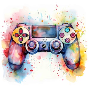Colorful Game Controller Clipart Bundle - 28 High Quality Jpgs ...