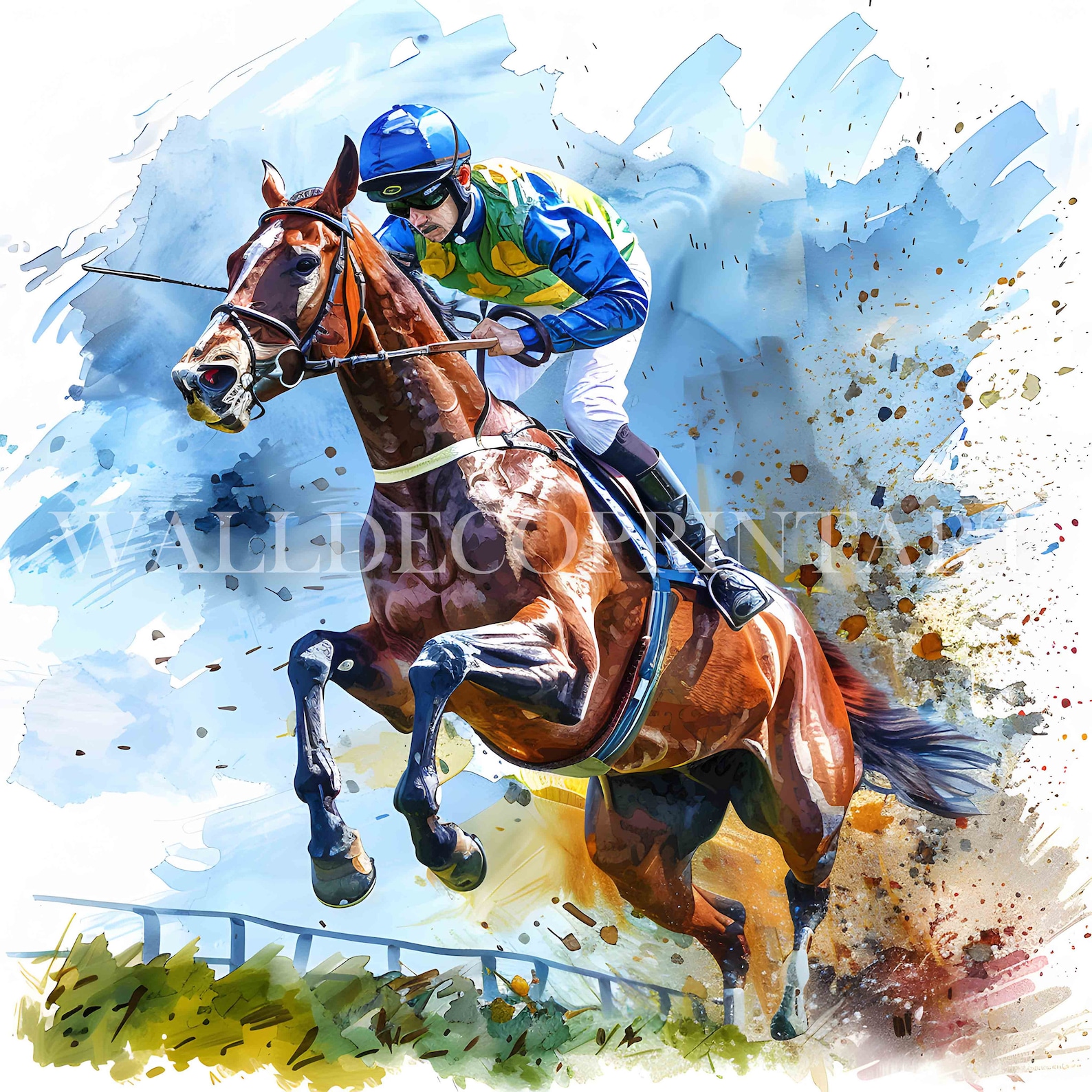 11 Horse Riding Jockey Clipart Bundle - High Quality Jpgs - Digital ...