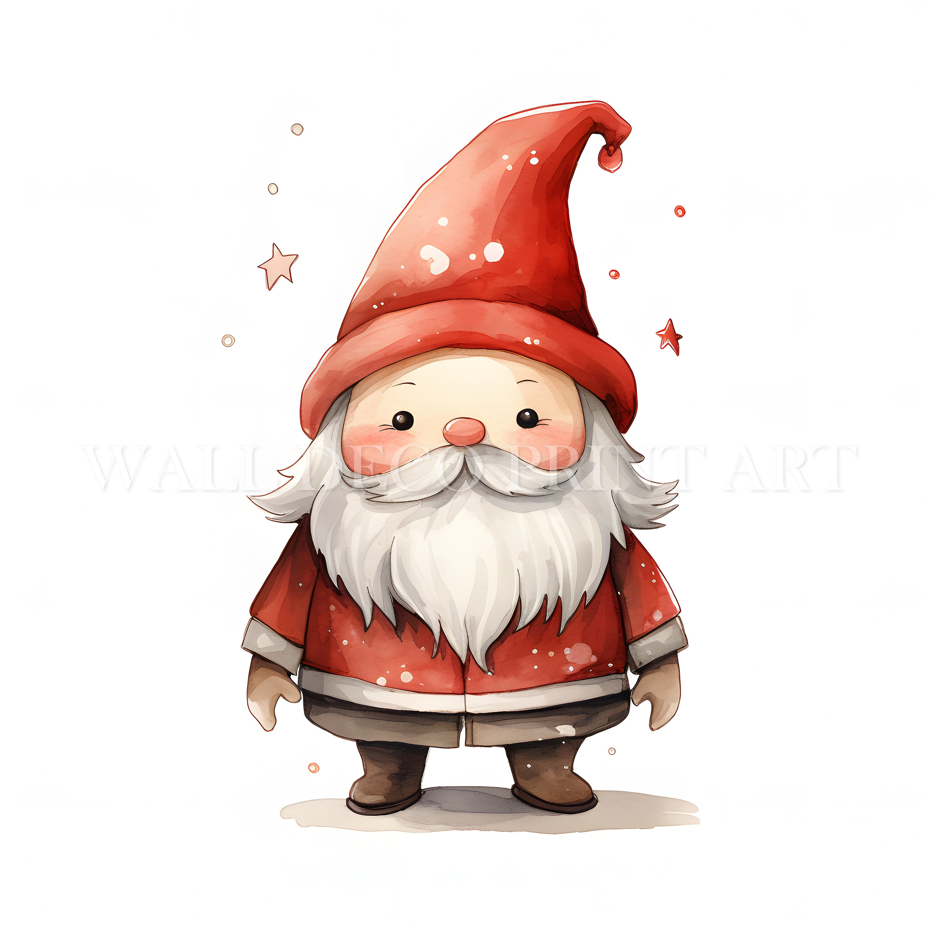Scandi Santa Sprite Clipart Bundle 10 High Quality JPG - Etsy
