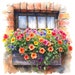Flowery Window Box Clipart Bundle - 12 High Quality Jpgs - Digital Downloads - Commercial Use ...