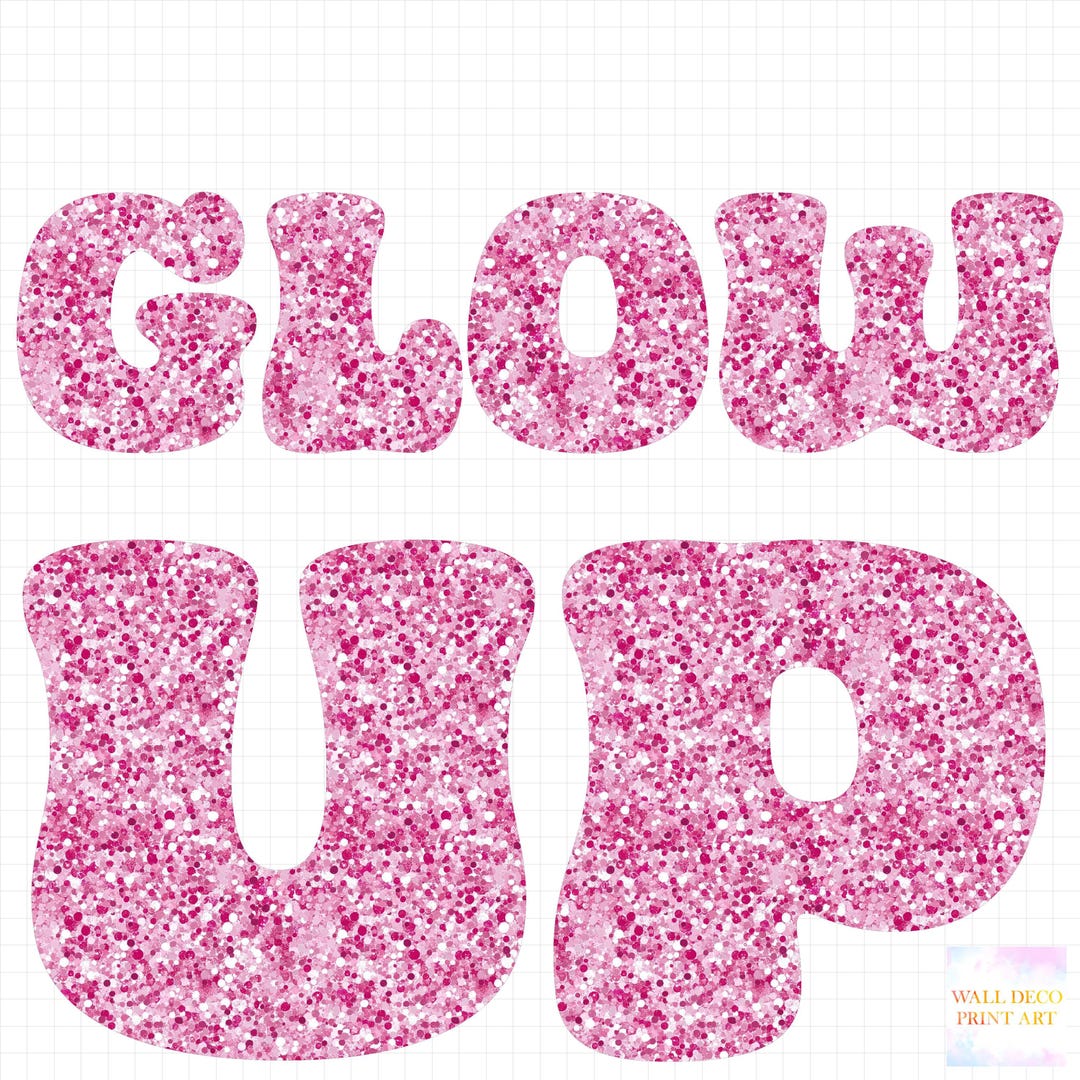 10 Glow up Glitter Clipart Bundle - High Quality Pngs - Transparent ...