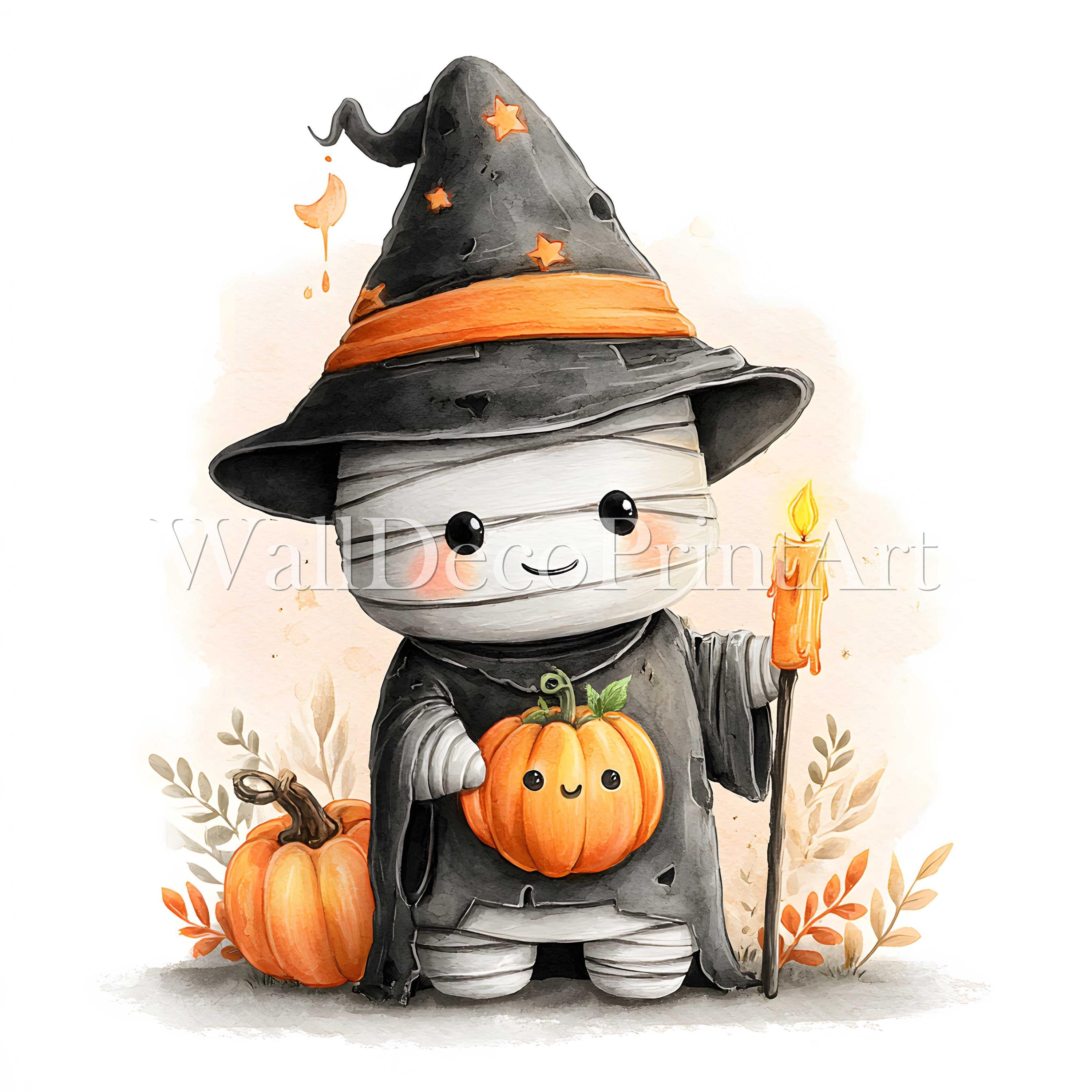 9 Cute Halloween Mummy Clipart Bundle - High Quality Images - Digital ...