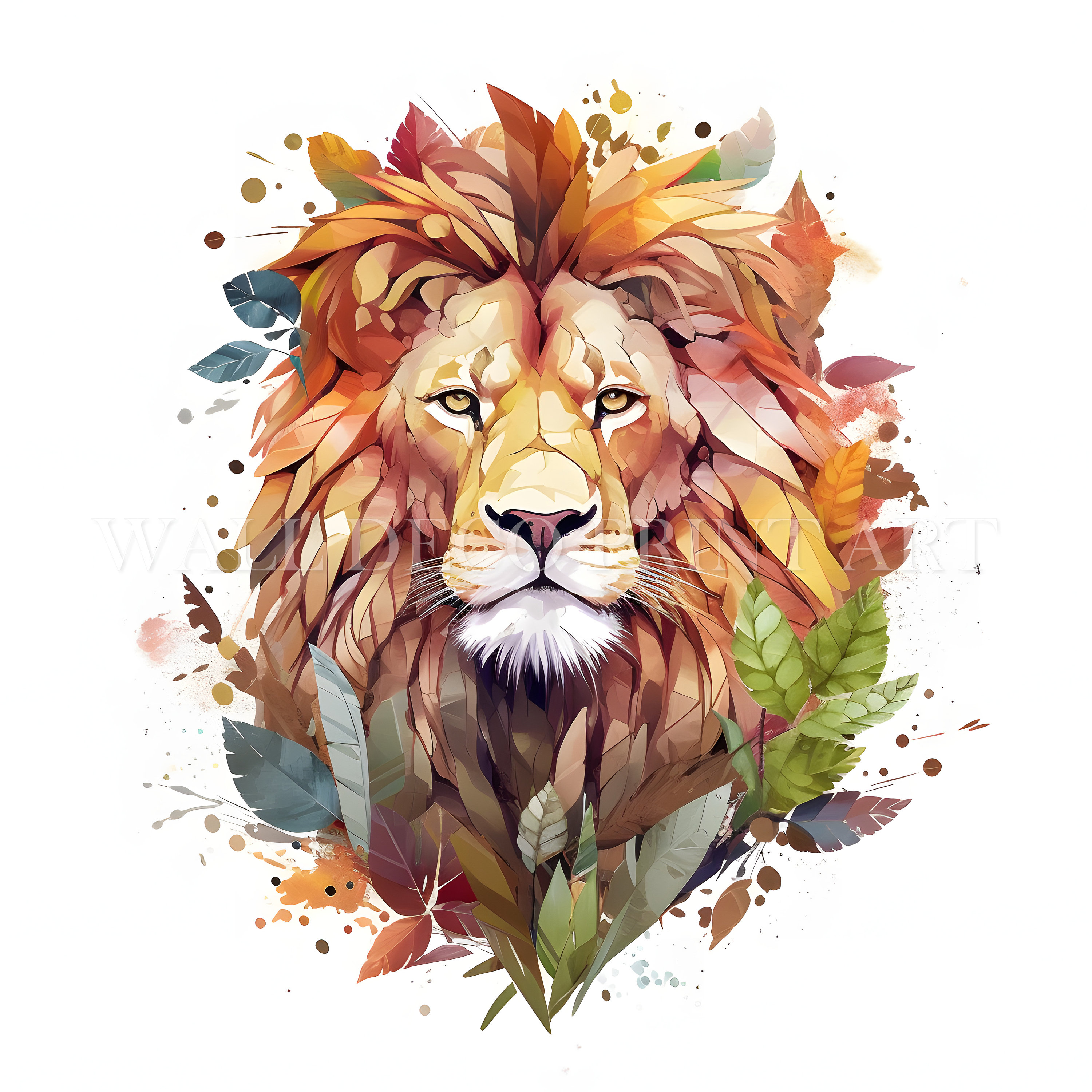 Beautiful Lion Clipart Bundle 11 High Quality Jpgs Digital - Etsy