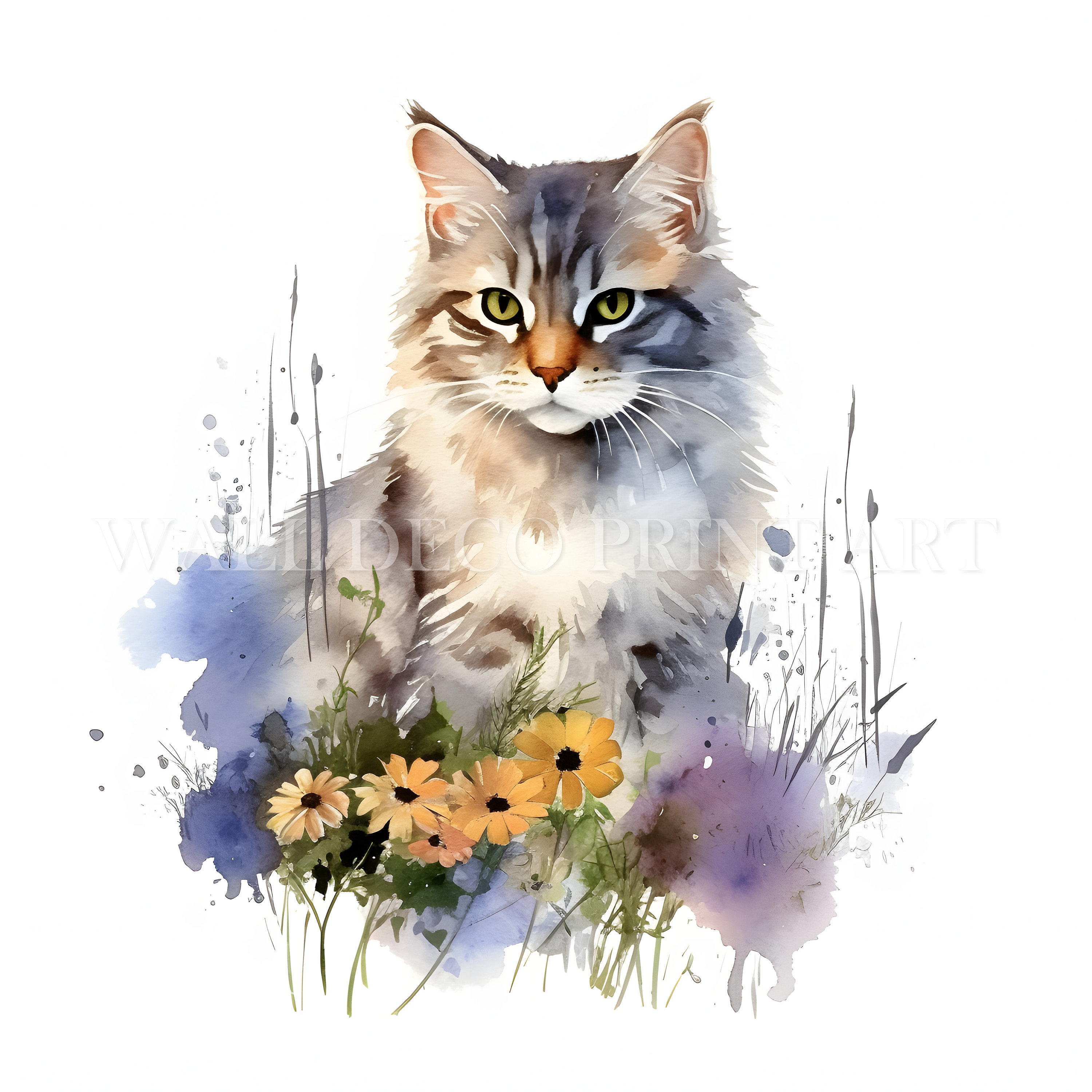 Beautiful CAT Clipart Bundle - 10 High Quality Jpgs - Digital Downloads ...