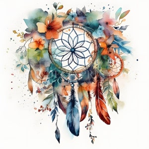 Dream Catcher Clipart Bundle - 12 High Quality Jpgs - Digital Downloads ...