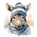 Christmas Zebra Clipart Bundle 10 High Quality JPG Digital Downloads ...
