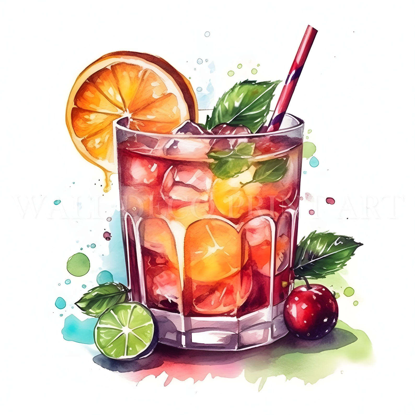 Summer Drink Clipart Bundle 13 High Quality Jpgs Digital - Etsy