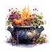 Halloween Bubbling Cauldron Clipart Bundle 10 High Quality - Etsy