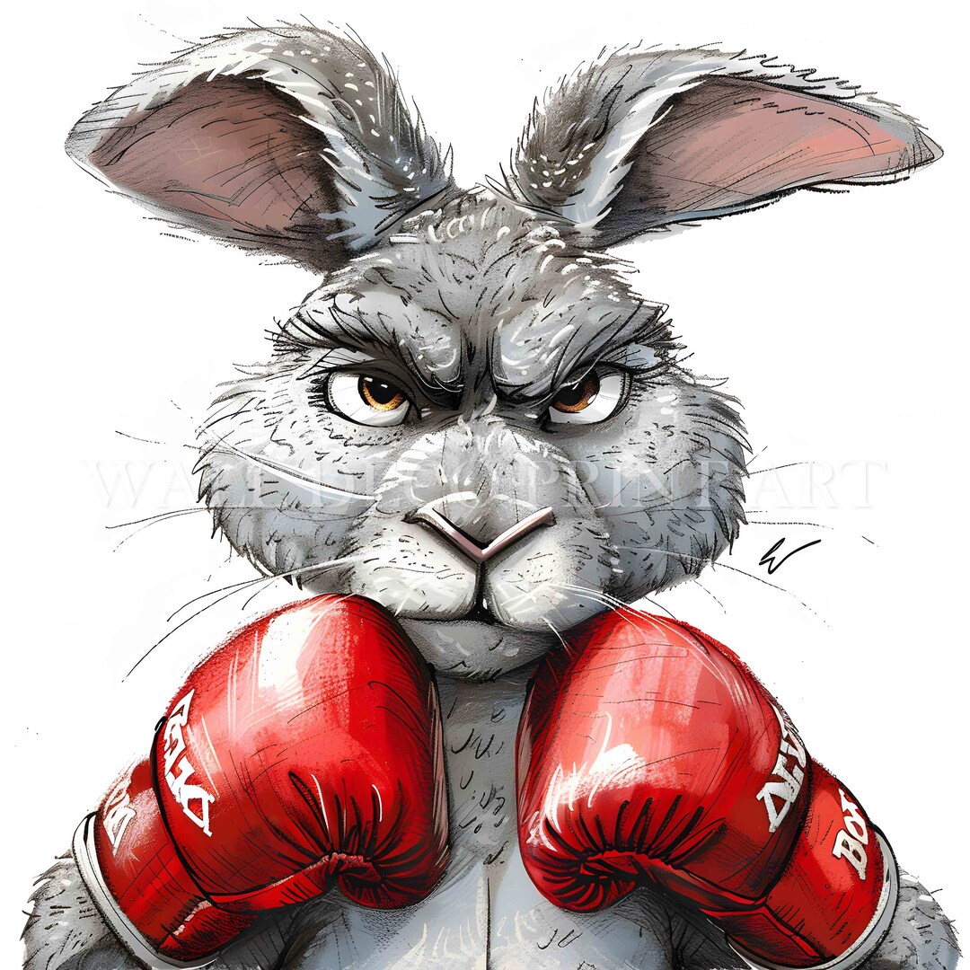 Boxing Kangaroo Clipart Bundle - 10 High Quality Jpgs - Digital ...