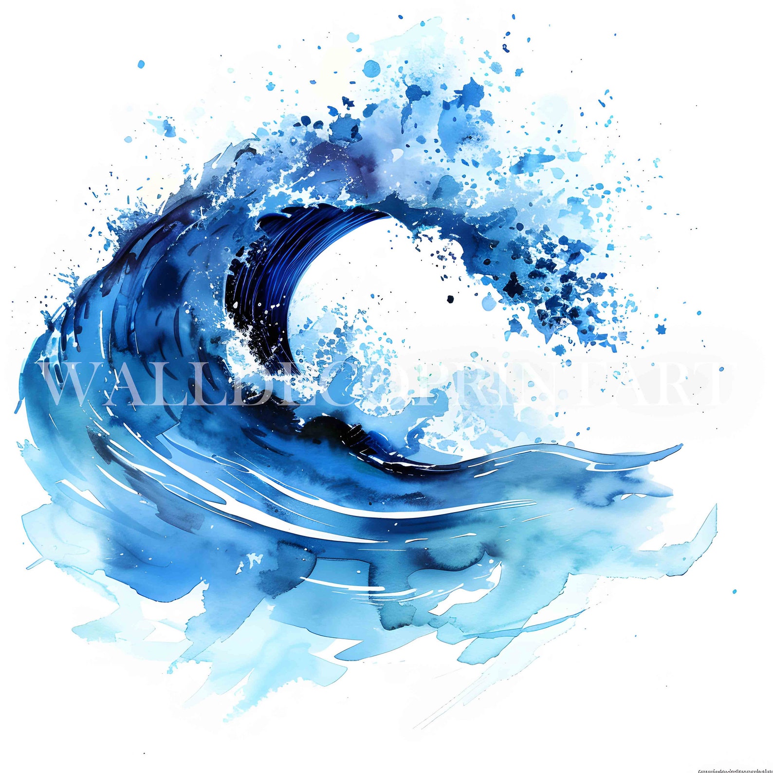 8 Sea Waves Clipart Bundle - High Quality Jpgs - Digital Downloads ...