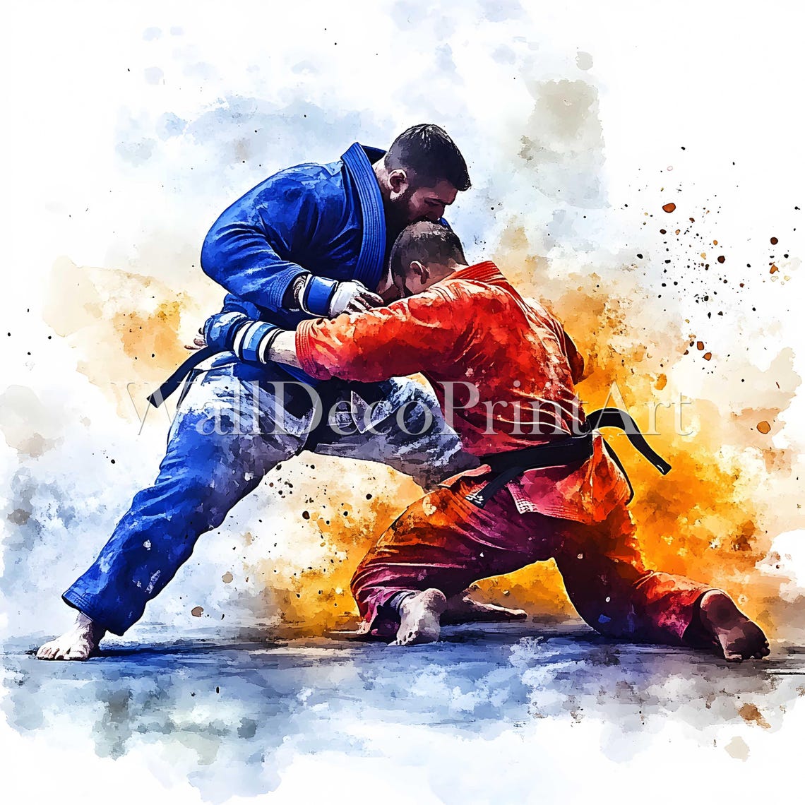 10 Jiu Jitsu Clipart - High Quality Jpgs - Digital Downloads ...