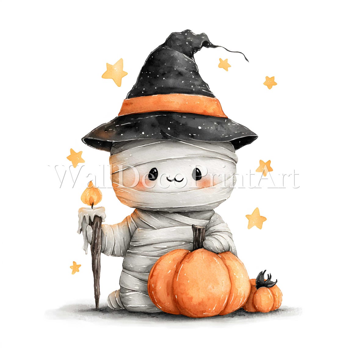 9 Cute Halloween Mummy Clipart Bundle - High Quality Images - Digital ...