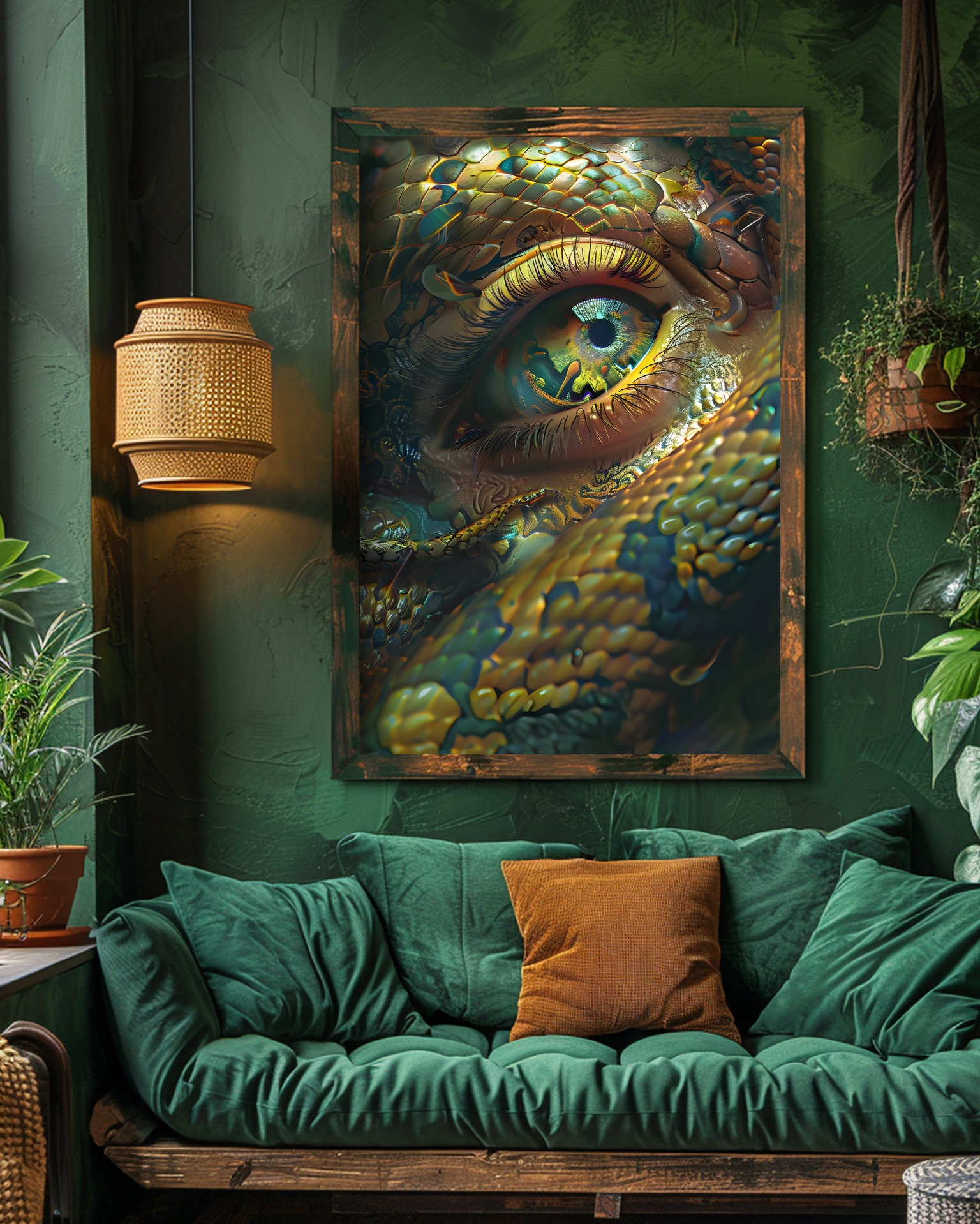 Snakes, Digital Art, Posters, Wall Art, Home Decor, Wall Decor, Art ...