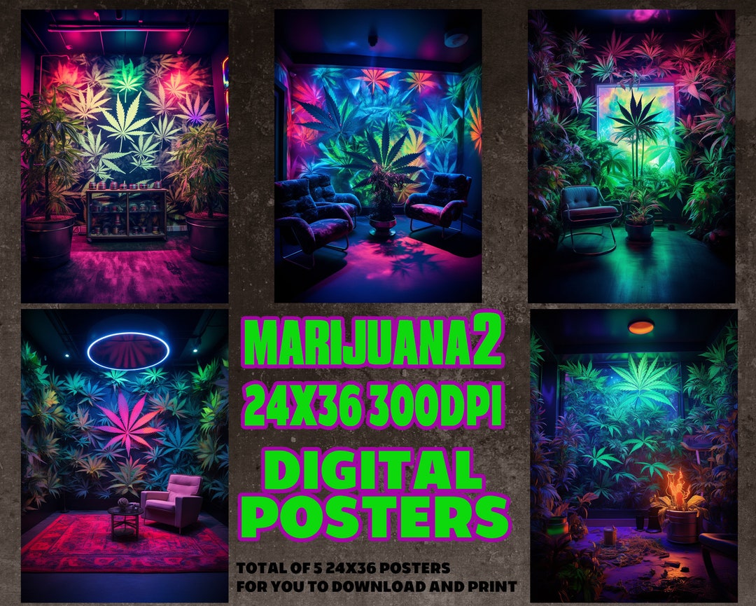 Weed, Marijuana, Smoke, 420, Wall Art, Decor, Wall Decor, Art, Digital ...