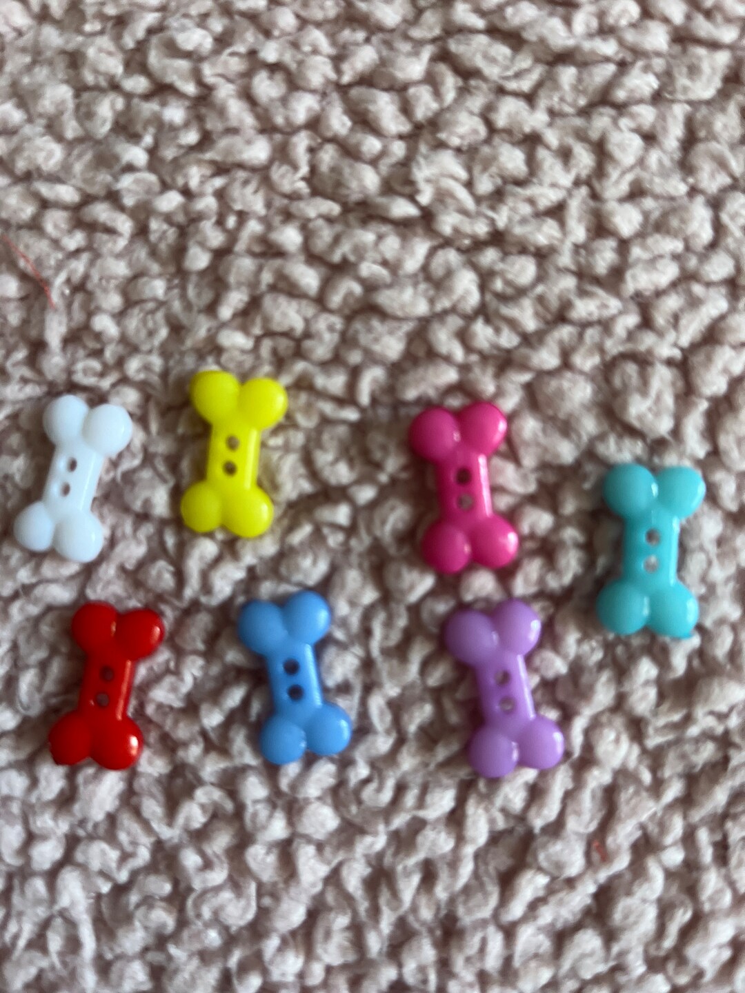 Dog Bone Shaped Buttons 18mm for All Your Knits Crochet Crafting ...
