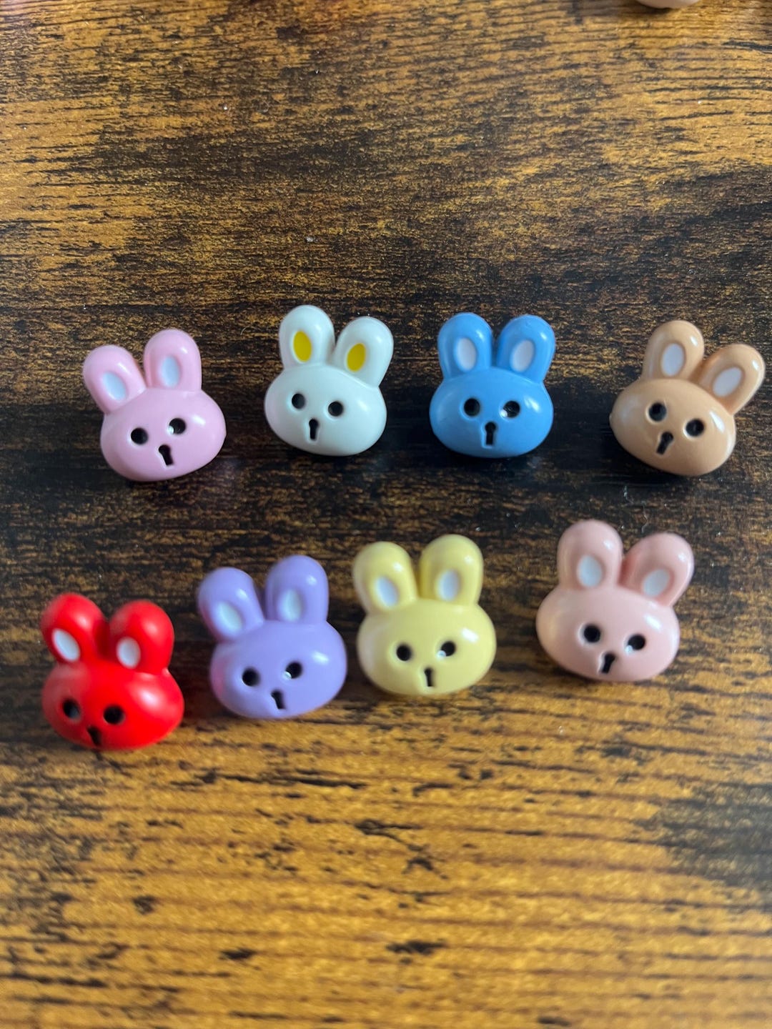 Bunny Rabbit Buttons, 20mm Shank, Arts & Crafts (pack of 3) - Etsy UK