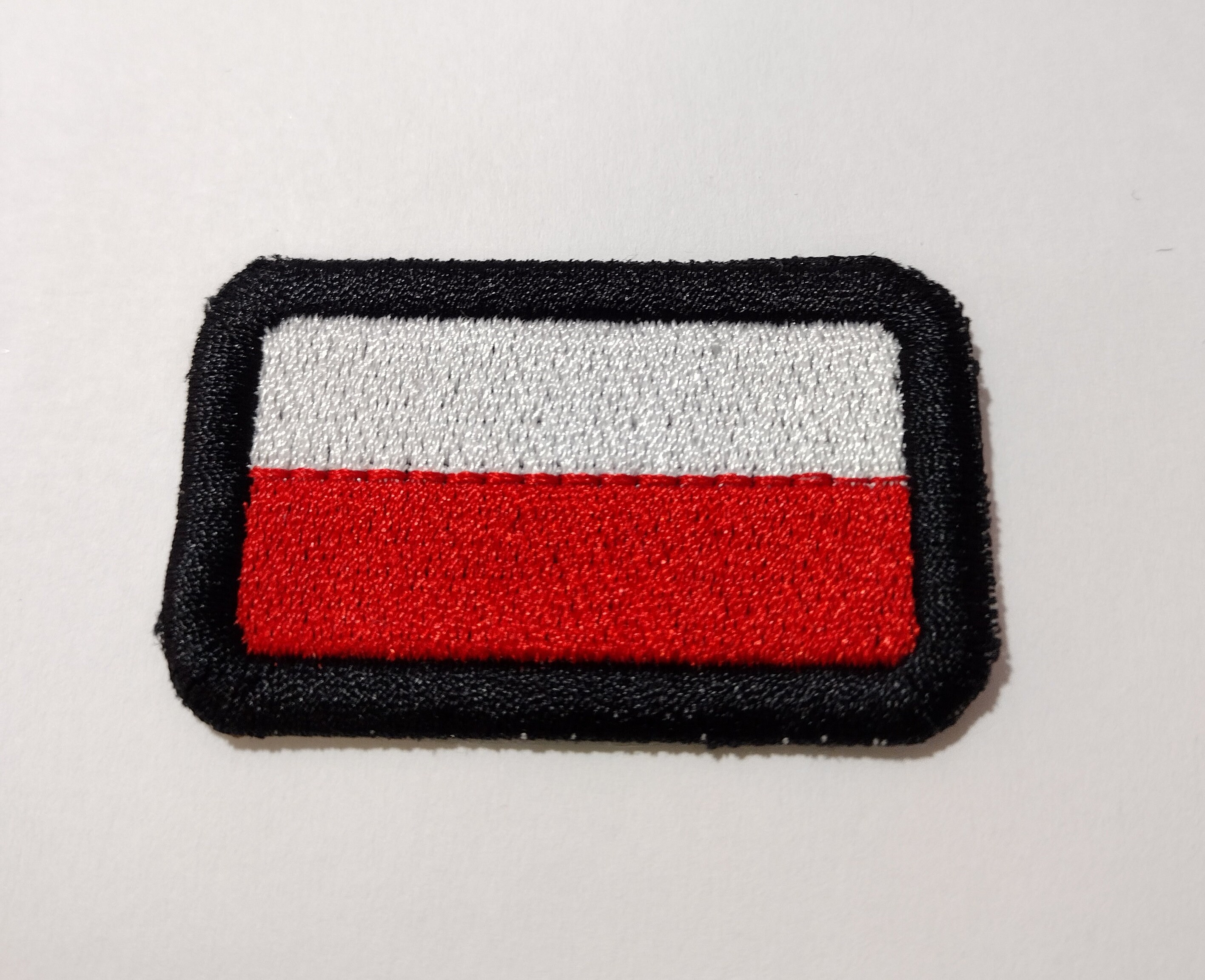 National Flag Embroidered Patches Poland 2pcs. White and Red - Etsy