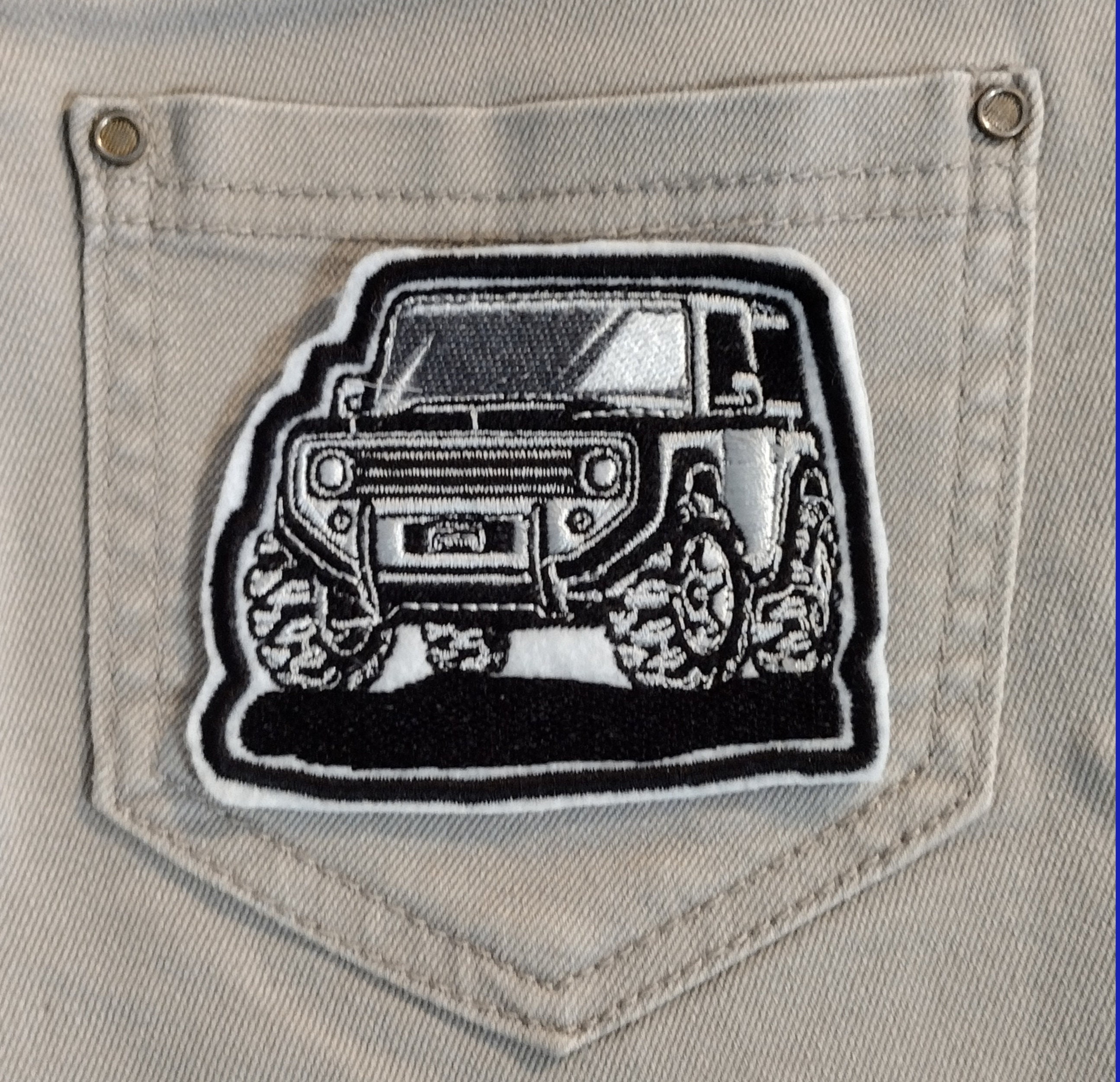 Off Road 4x4 Car Iron-on Patch, Badge, DIY Embroidery, Embroidered ...