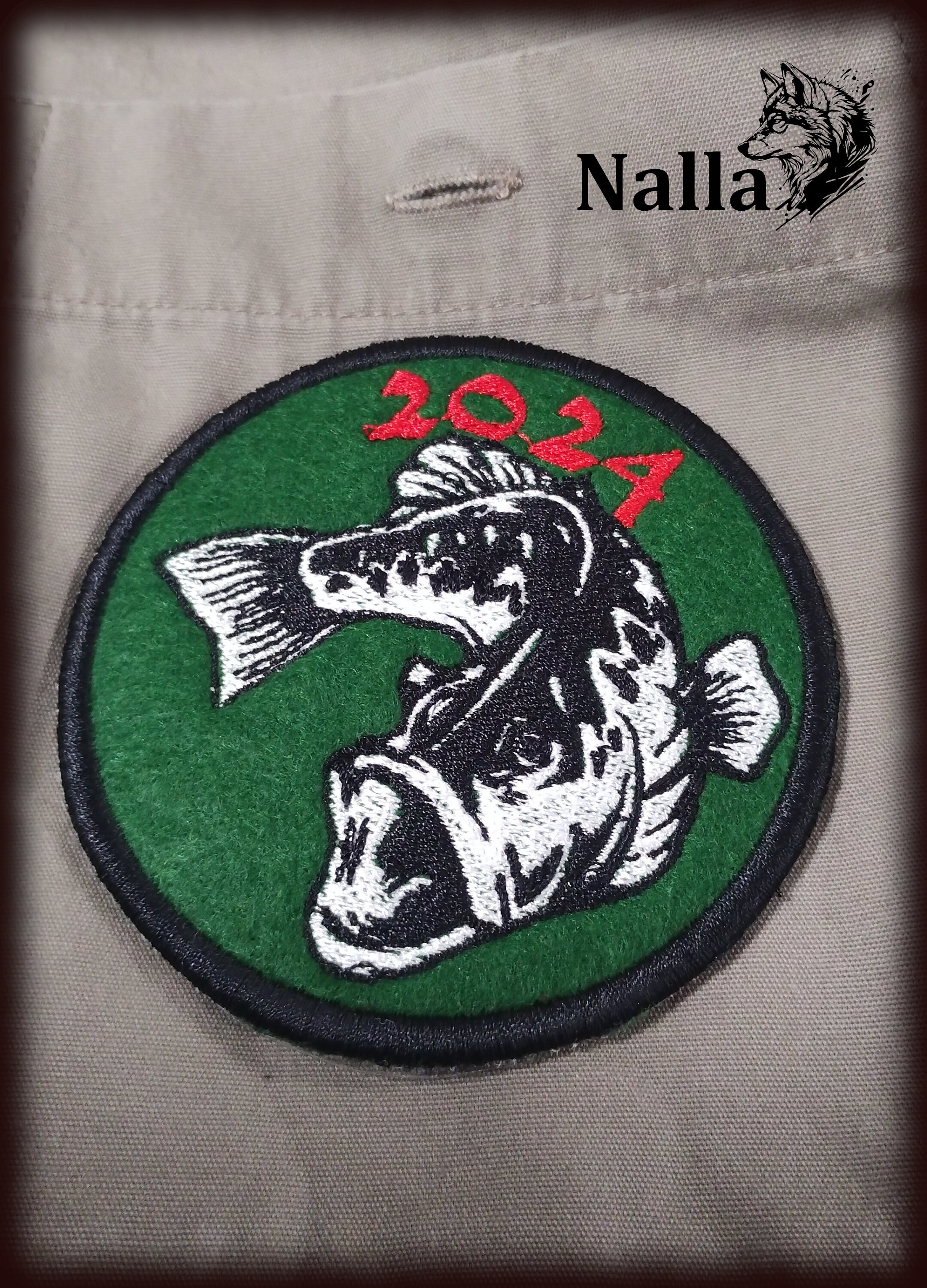 Fishing Fish 2024 Application Embroidered Patch From Nalla Gift - Etsy