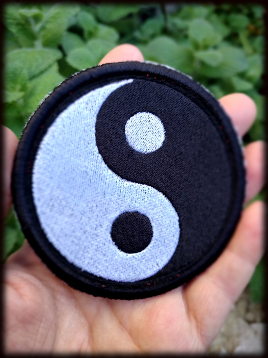 YIN YANG Meditation Yoga Embroidered Patch Philosophy Gift - Etsy