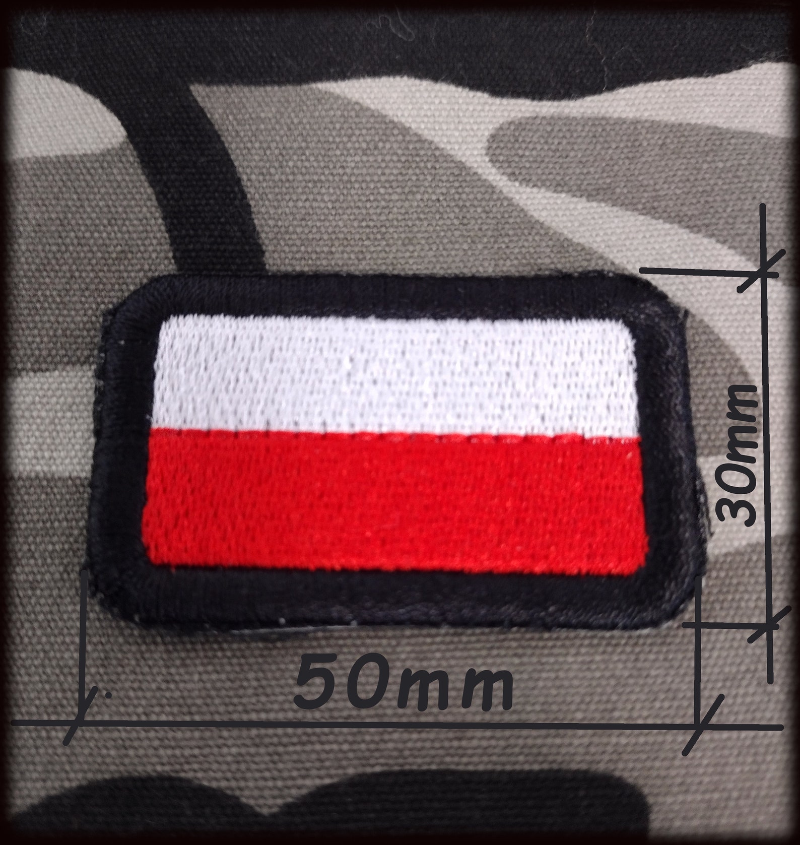 National Flag Embroidered Patches Poland 2pcs. White and Red - Etsy