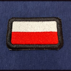 National Flag Embroidered Patches Poland 2pcs. White and Red - Etsy