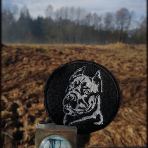 Cane Corso Iron-on Patch DIY Embroidery, Embroidered Application Badge ...