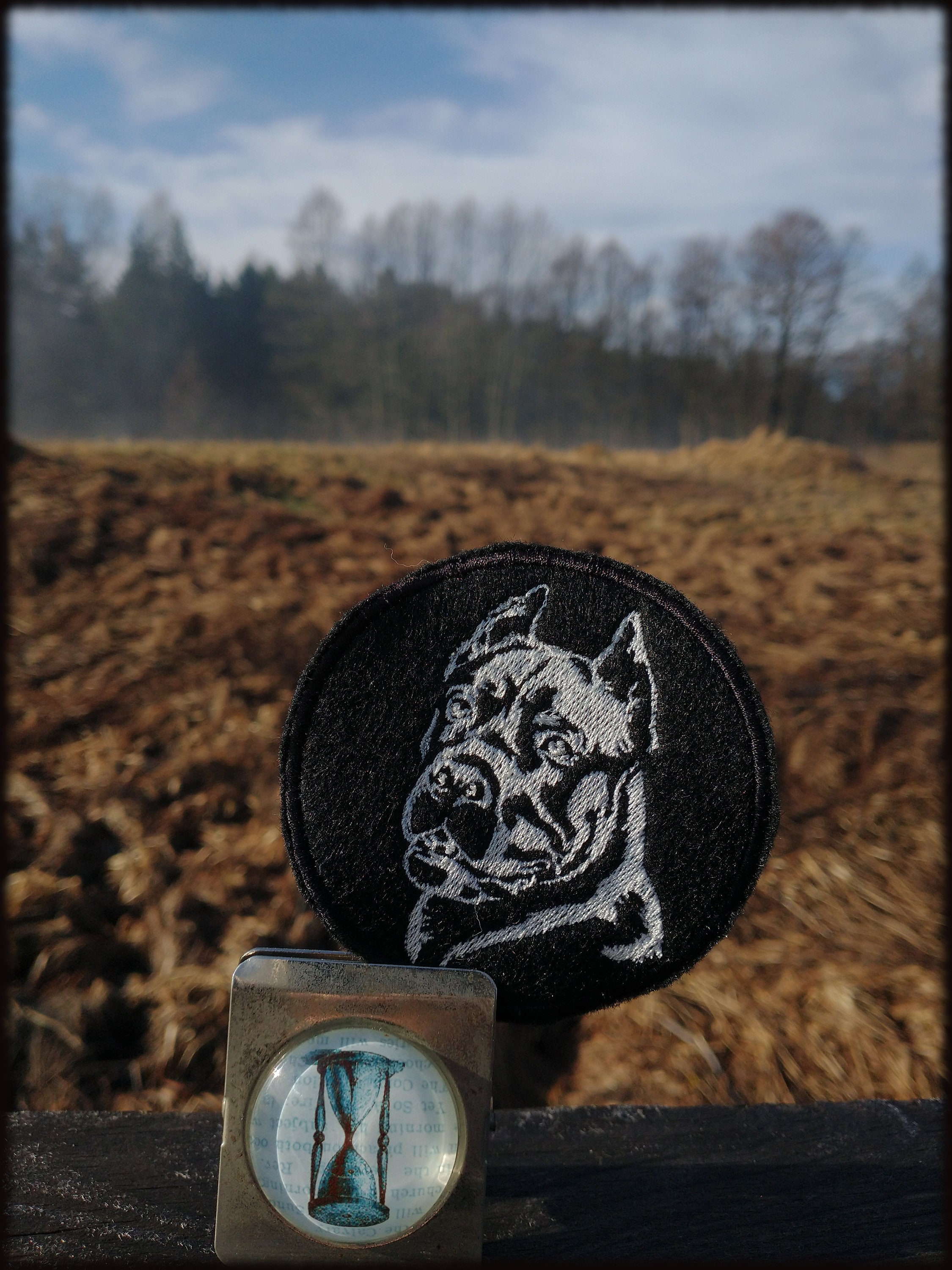 Cane Corso Iron-on Patch DIY Embroidery, Embroidered Application Badge ...