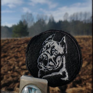 Cane Corso Iron-on Patch DIY Embroidery, Embroidered Application Badge ...
